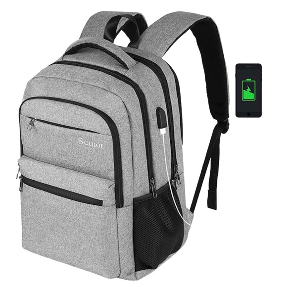 Scuior | Bags | Scuior Gray Backpack Unisex | Poshmark